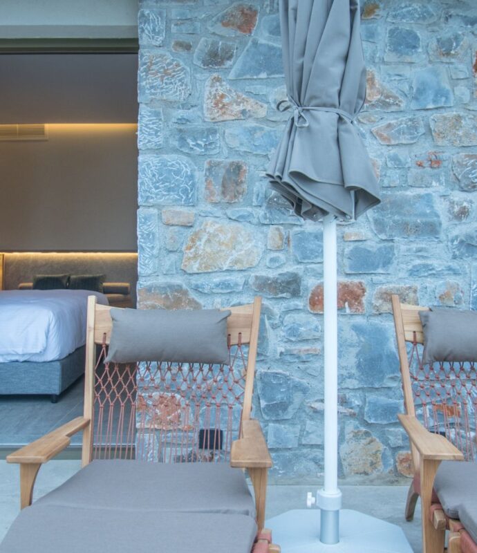 Sanctuary Suite Sea View with Private Pool | KING MINOS RETREAT